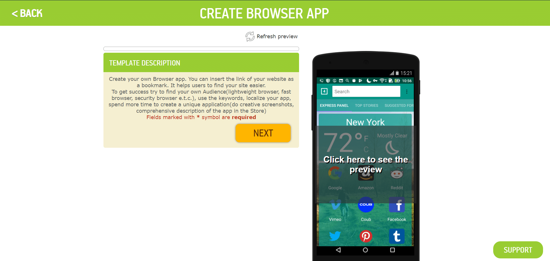 5 Easy Steps to Create Browser App Android for Free | Appsgeyser