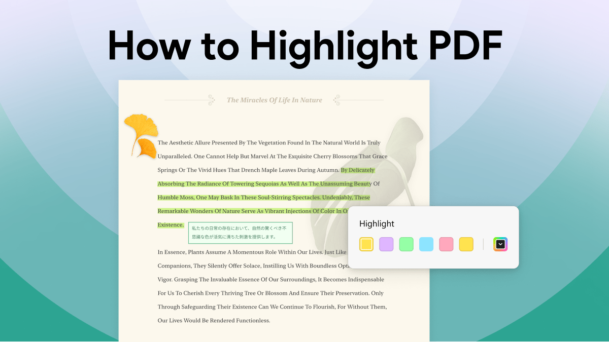 How to Highlight PDF without Adobe? Easy Guide | AppsGeyser Blog